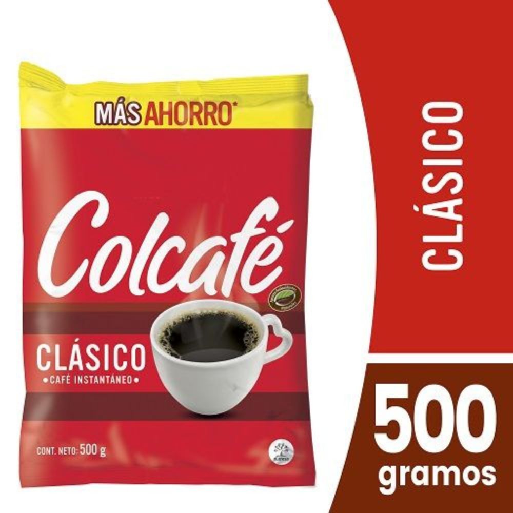 Café COLCAFE instantáneo clásico X500g – Mercalan